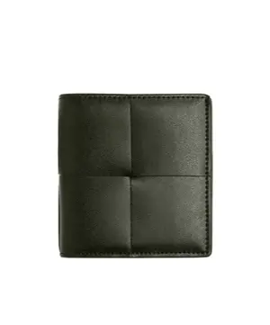 Bottega Veneta Logo Wallet - Black