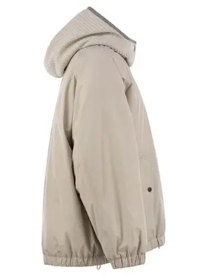Brunello Cucinelli Elasticated Hem Hooded Jacket