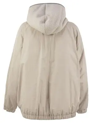 Brunello Cucinelli Elasticated Hem Hooded Jacket
