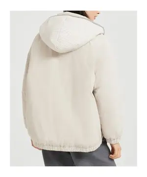 Brunello Cucinelli Elasticated Hem Hooded Jacket