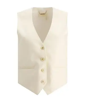 Chloé Sleeveless Vest - White