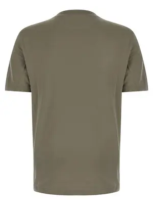 Brunello Cucinelli Logo Printed Crewneck T-shirt