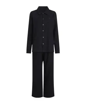 Calvin Klein Long-sleeve Pajama Set - Black