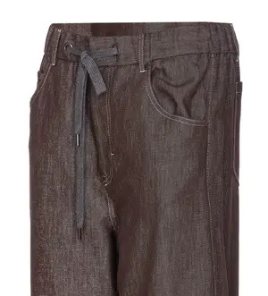 Brunello Cucinelli Drawstring Straight-leg Trousers