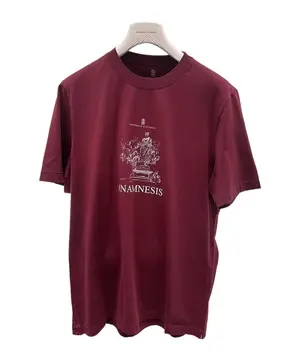 Brunello Cucinelli Graphic Printed Crewneck T-shirt - Red