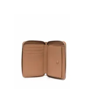 JIL SANDER Zip-around Leather Wallet