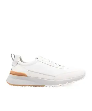 Brunello Cucinelli Logo Embossed Lace-up Sneakers