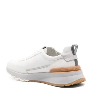 Brunello Cucinelli Logo Embossed Lace-up Sneakers