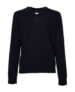 MAISON MARGIELA V-neck Sweater - Black