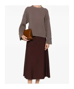 Brunello Cucinelli Monili-trim Ribbed Jumper