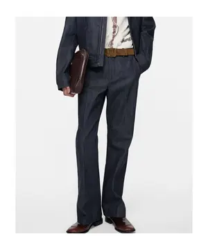 Acne Studios Branded Selvedge Denim Trousers