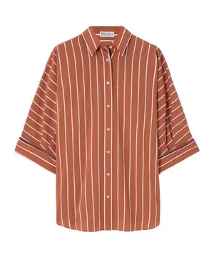 Brunello Cucinelli Striped Shirt