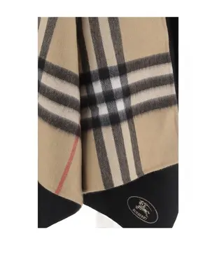 Burberry Check-pattern Hooded Reversible Cape