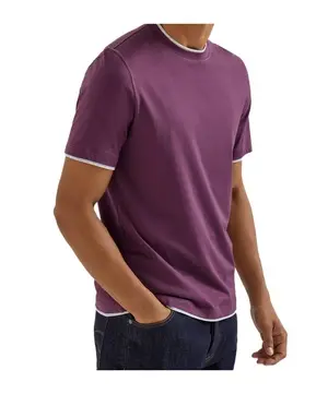 Brunello Cucinelli Layered-effect Crewneck T-shirt - Red