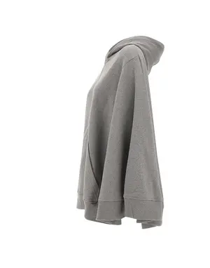 7 For All Mankind Oversized Zip Hoodie - Grey