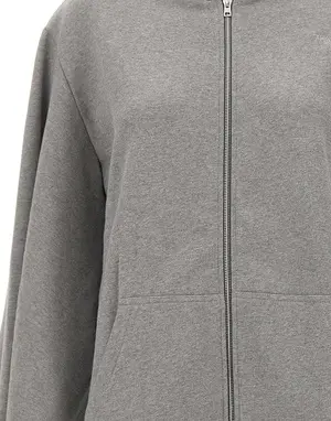 7 For All Mankind Oversized Zip Hoodie - Grey