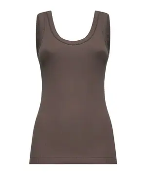 Brunello Cucinelli Scoop Neck Tank Top - Brown