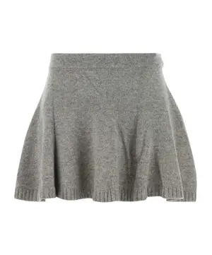 Gimaguas Sindi Knitted Mini Skirt - Grey