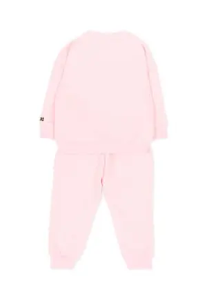 Moschino Long-sleeve Sweatshirt And Sweatpants 2-piece Set - Pink