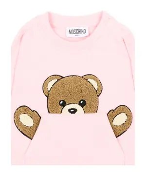 Moschino Long-sleeve Sweatshirt And Sweatpants 2-piece Set - Pink
