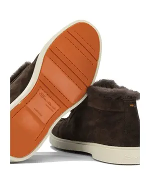 Santoni Round-toe Desert Boots