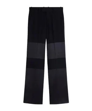 Phoebe Philo Layered Tuxedo Trousers - Black