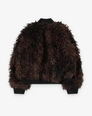 Sacai Curly Faux Fur Jacket