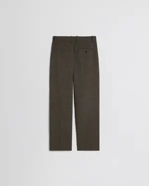 Phoebe Philo Slim-fit Wool Houndstooth Trousers