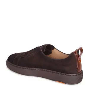 Santoni Round-toe Sneakers - Brown
