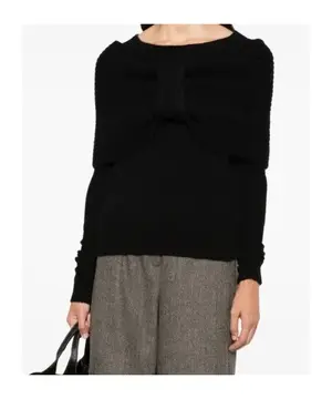 Ermanno Scervino Bow-detail Cashmere Sweater