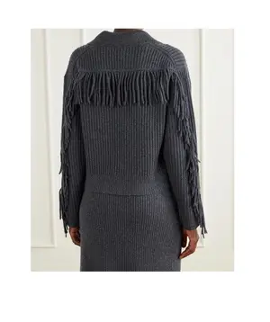 Simkhai Natalia Fringe-trimmed Sweater