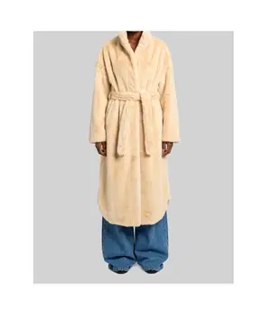 THE FRANKIE SHOP Camel Ravello Robe Coat