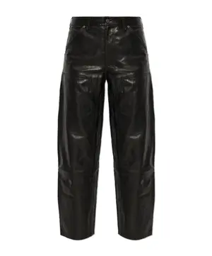 ALLSAINTS Utility Leather Barrel Trousers