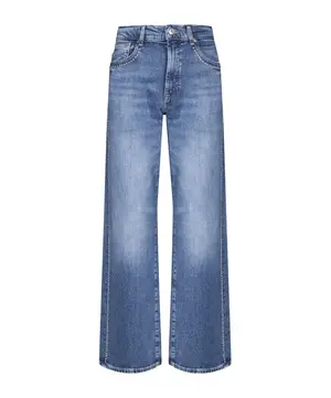 7 For All Mankind Studded Wide Leg Jeans