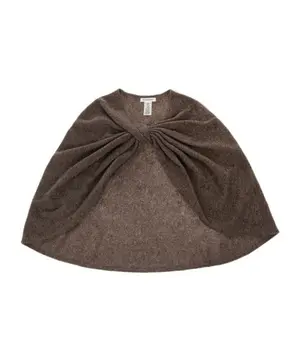 BY MALENE BIRGER Pinne Draped Cape - Brown