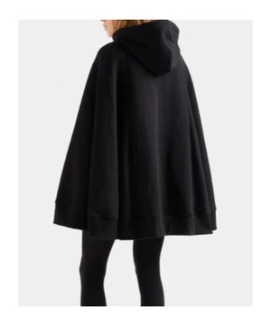 7 For All Mankind Oversized Zip-up Hoodie - Black