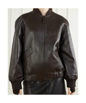 THE FRANKIE SHOP Alena Coated Bomber Jacket