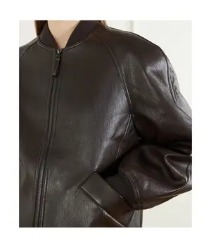 THE FRANKIE SHOP Alena Coated Bomber Jacket