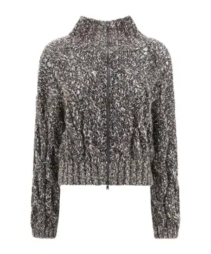 Brunello Cucinelli Long Sleeved Zip-up Cardigan