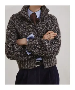 Brunello Cucinelli Long Sleeved Zip-up Cardigan
