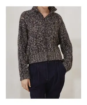 Brunello Cucinelli Long Sleeved Zip-up Cardigan
