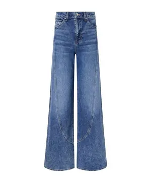 Veronica Beard Taylor Mid-rise Straight-leg Jeans - Blue