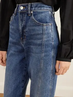 Veronica Beard Taylor Mid-rise Straight-leg Jeans - Blue
