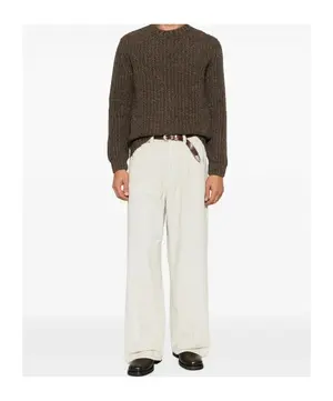 SUNFLOWER Corduroy Wide-leg Trousers