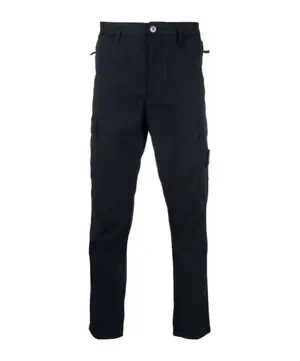 Stone Island Stretch-cotton Cargo Pants - Navy Blue