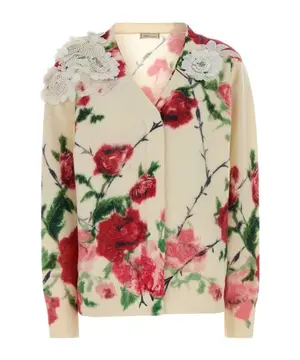 Blumarine Floral Embellished Cardigan - No