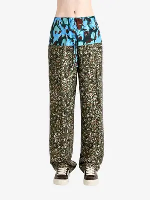 Dries Van Noten Print Fluid Pant