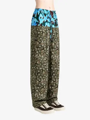 Dries Van Noten Print Fluid Pant
