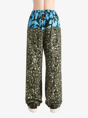 Dries Van Noten Print Fluid Pant