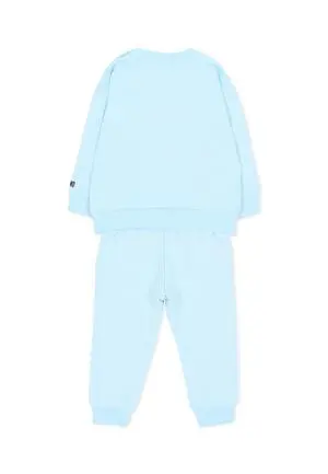 Moschino Long-sleeve Sweatshirt And Sweatpants 2-piece Set - Light Blue